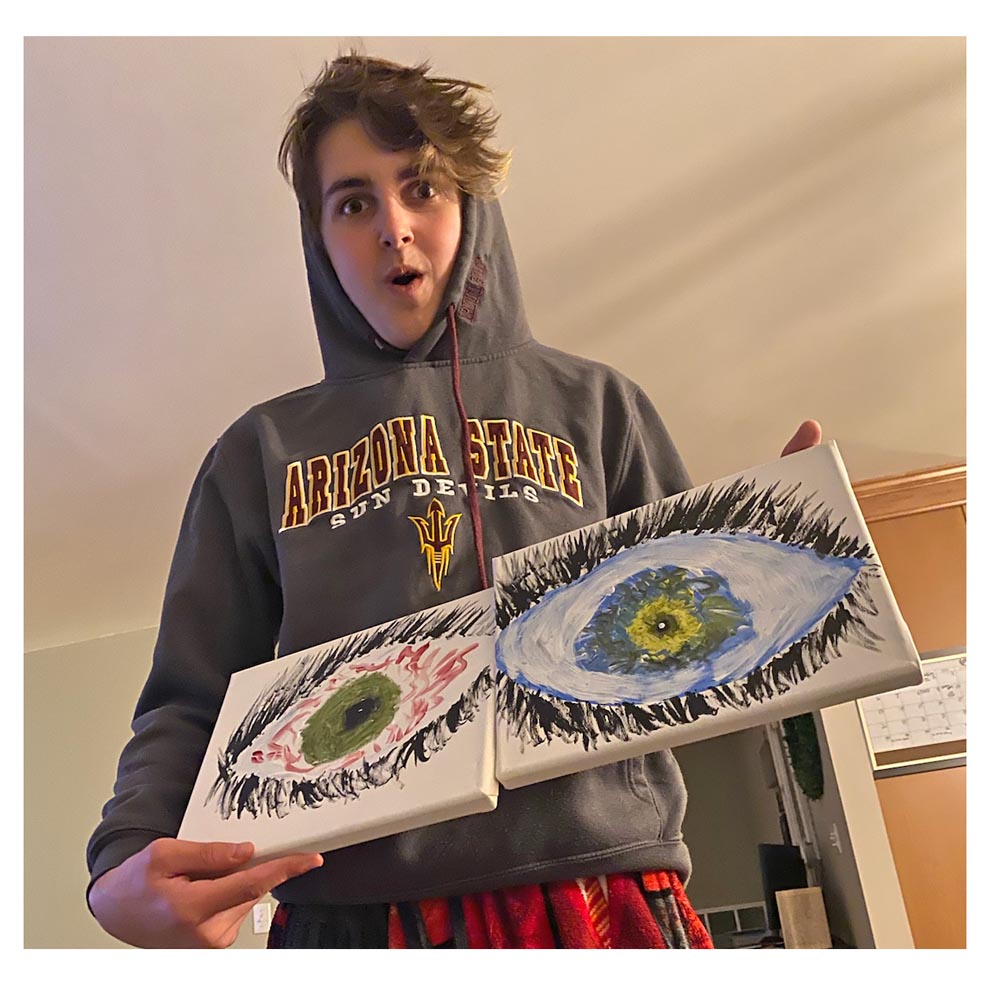 Student athlete turned to art – The Voice