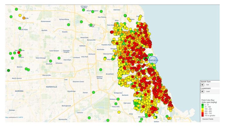 Map reveals lead lurking in the soil – The Voice