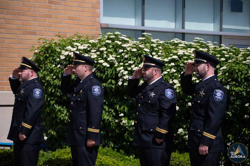 Aurora Police Officers, Active and Deceased, Honored During Police Week ...