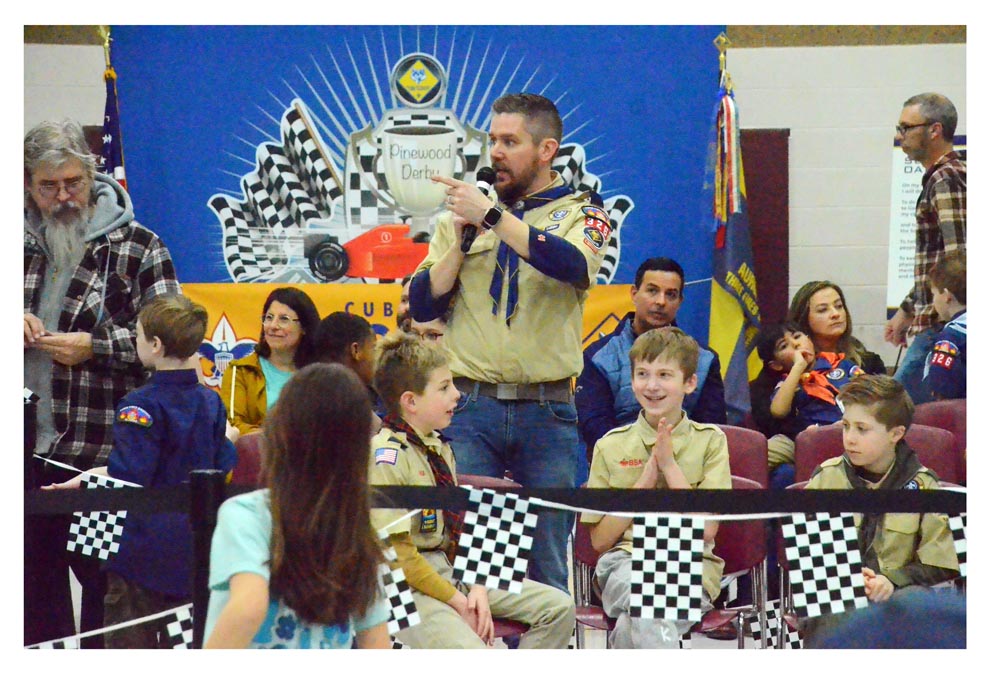Forty Cub Scout Pinewood Derby cars compete in Aurora – The Voice