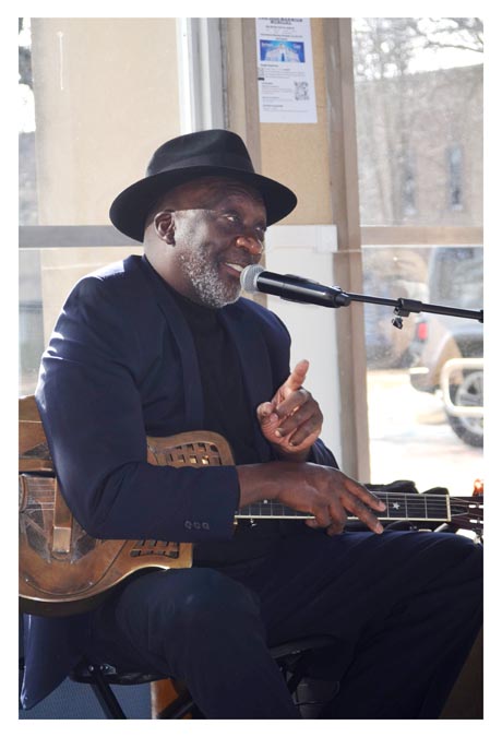 Chicago blues icon, Downtown Charlie Brown, performs at Marmion Academy ...