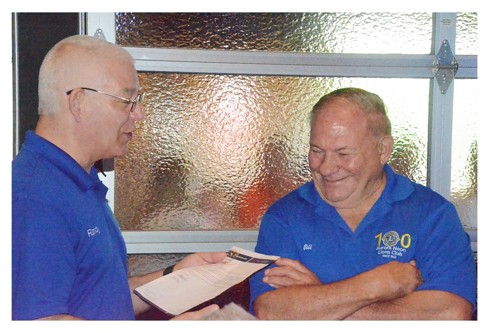 Bill Poss awarded Lions Club 35 years of service – The Voice
