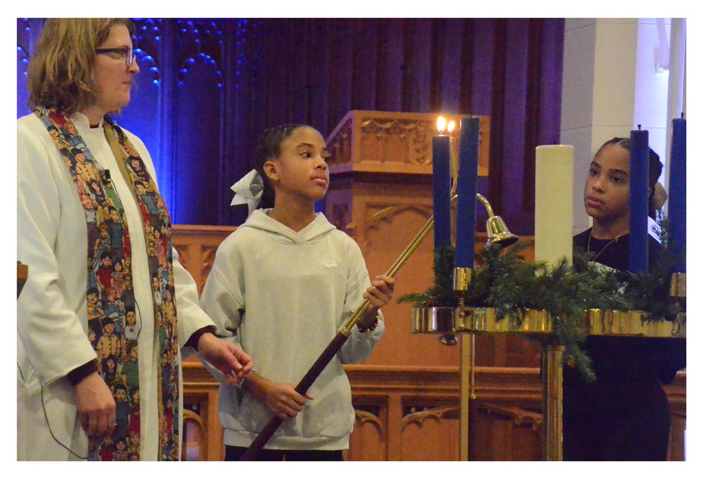 Wesley Methodist lights the Advent wreath candle – The Voice